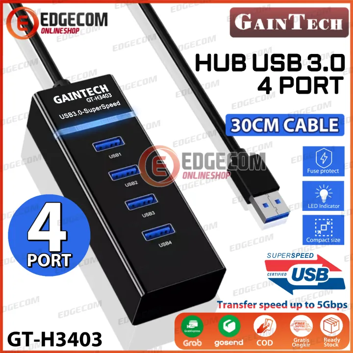 USB 3.0 HUB 4 PORT 30cm GAINTECH | Lazada Indonesia