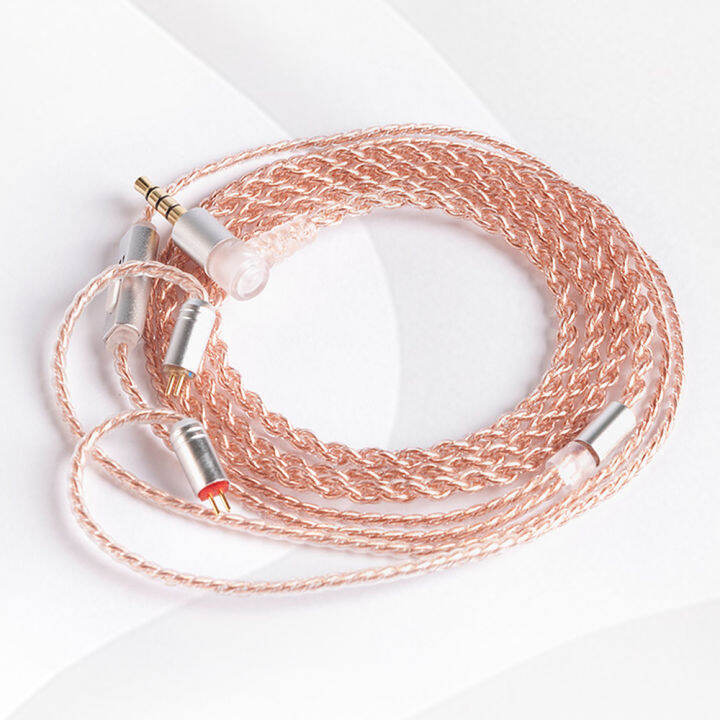KBEAR Earphone Upgrade Cable 4N 4 Core Oxygen-free Copper HiFi Sound ...