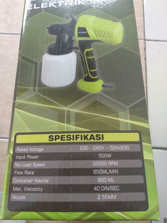 Spray Gun Electrik / Alat Semprot Cat dan disfectan JAPAN STANDART ...