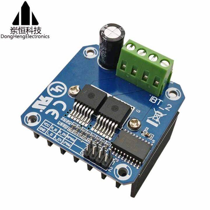 High-Power Intelligent Vehicle Motor Drive Module Bts7960 43A Current ...