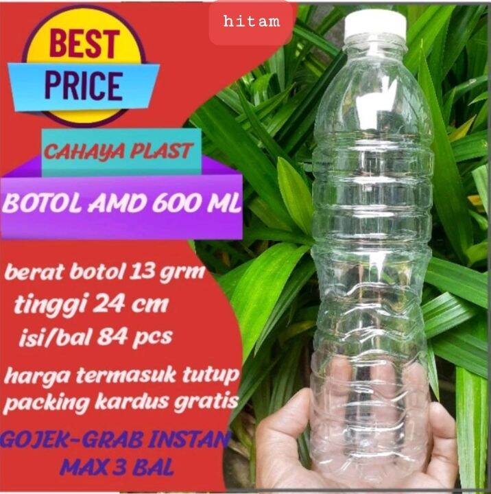 Botol Amdk 600Ml-Botol Plastik 600Ml-Per 84 50 Pcs Free Kardus | Lazada ...