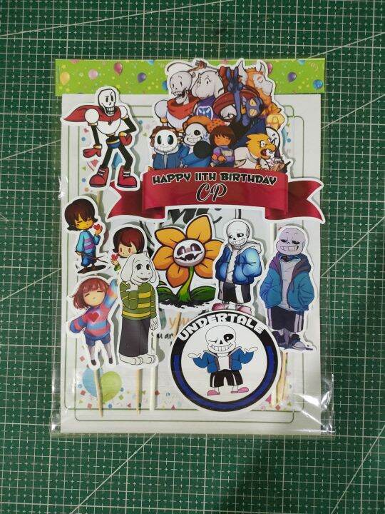 Undertale customized cake topper | Lazada PH