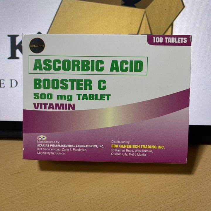 Ascorbic Acid- BOOSTER C 500mg/tab AFFORDABLE VITAMIN C | Lazada PH