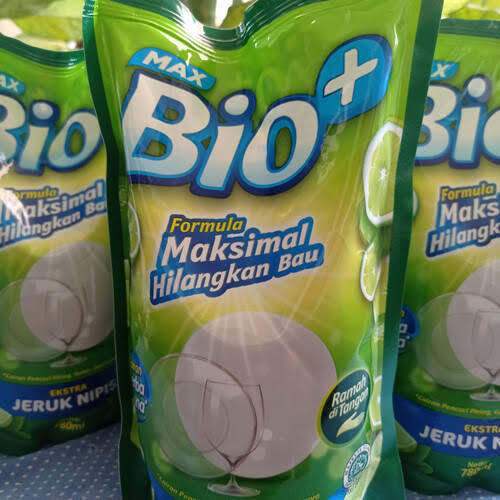 Max Bio Plus Cairan Pencuci Piring Kemasan Besar 780ml | Lazada Indonesia