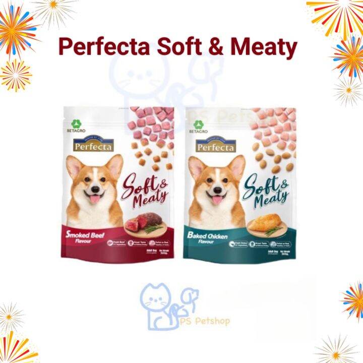 Perfecta Soft & Meaty อาหารเม็ดนิ่ม สารอาหารครบถ้วน เนื้อสัมผัส ชวนหิว ...