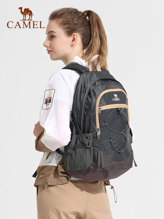 CAMEL CROWN Outdoor 30L Hiking Backpack Traveling Bag | Lazada