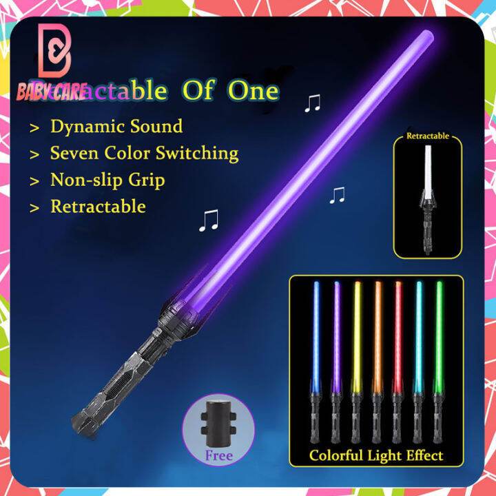 Two in one Star Wars Laser Sword Toy Boy and Laser Knife Telescopic ...