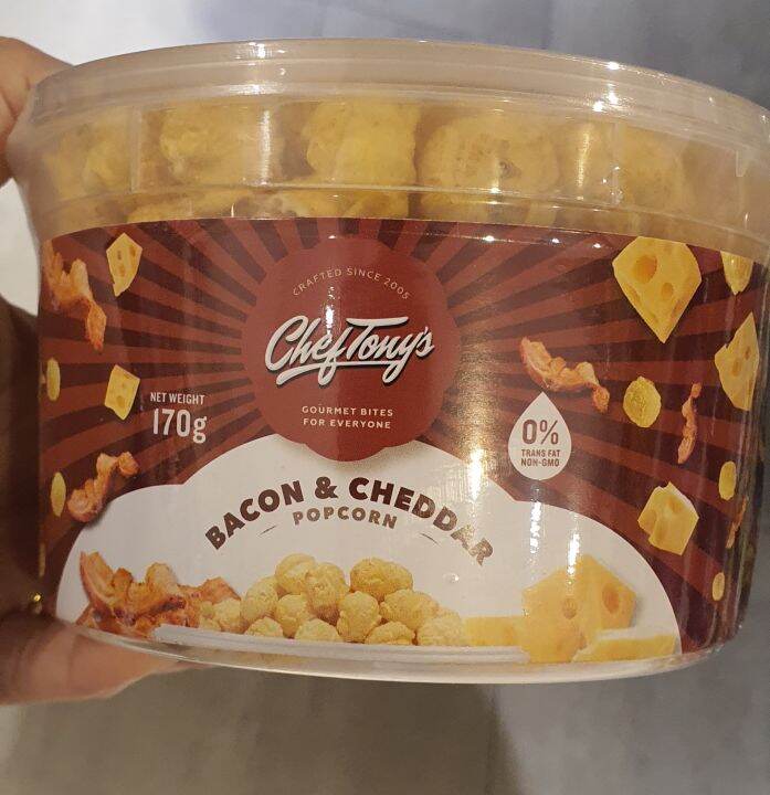 Chef Tony's Bacon & Cheddar Popcorn 170g | Lazada PH