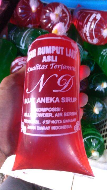 agar rumput laut asli-buat aneka bahan sirup-es campur-agar agar ...