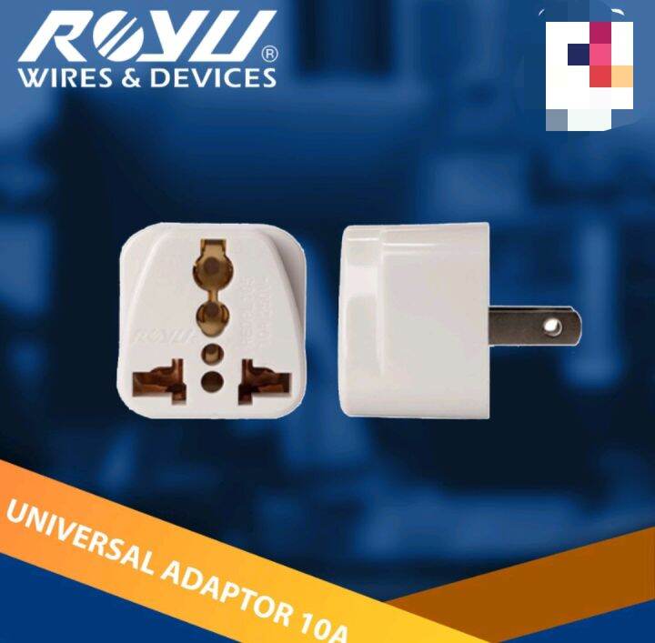 royu heavy duty 10a electrical adaptor : octopus , universal and round ...