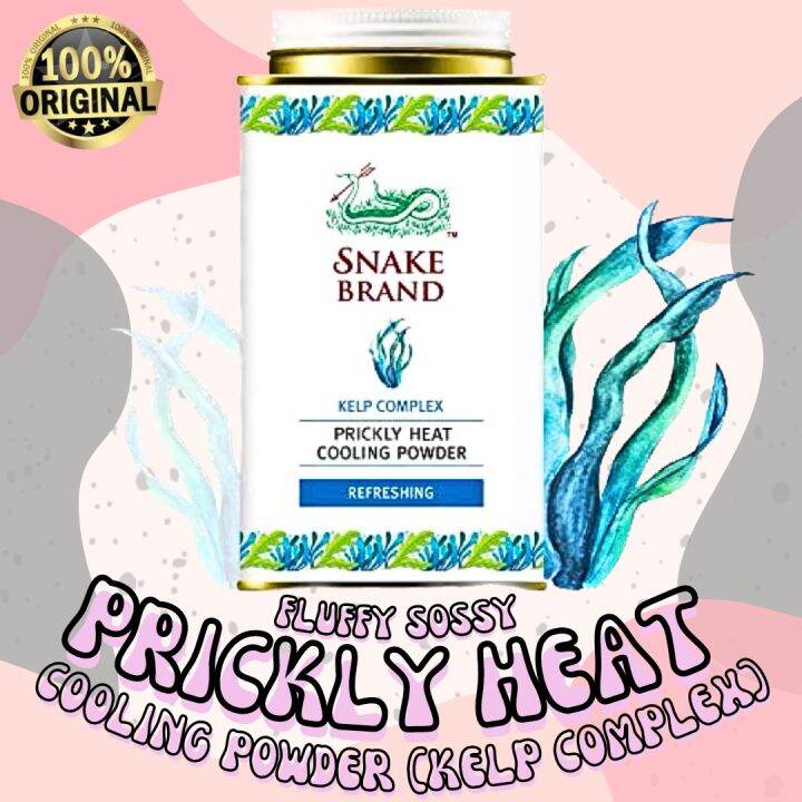 ORIGINAL PRICKLY HEAT COOLING POWDER 140g KELP COMPLEX SCENT | Lazada PH