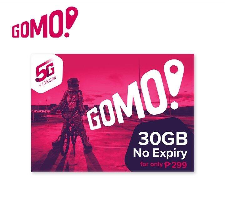 GOMO SIM 30 GB UNLI DATA CAPABLE 5G (LEGITIMATE) | Lazada PH