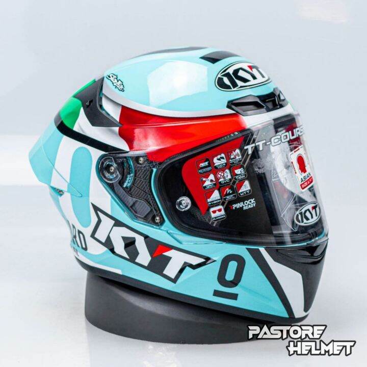 Helm KYT TT Course Dalla Porta / TTC Leopard Dalla Porta / Produk ...
