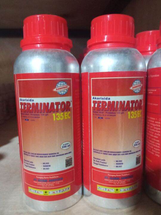 Akarisda TERMINATOR 135EC Pengendali hama trip. isi 250ml | Lazada ...