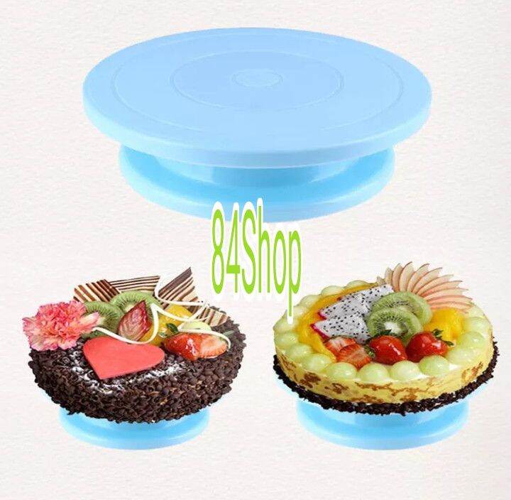 meja putar dekorasi kue/meja purar penghias kue/cake tray | Lazada ...