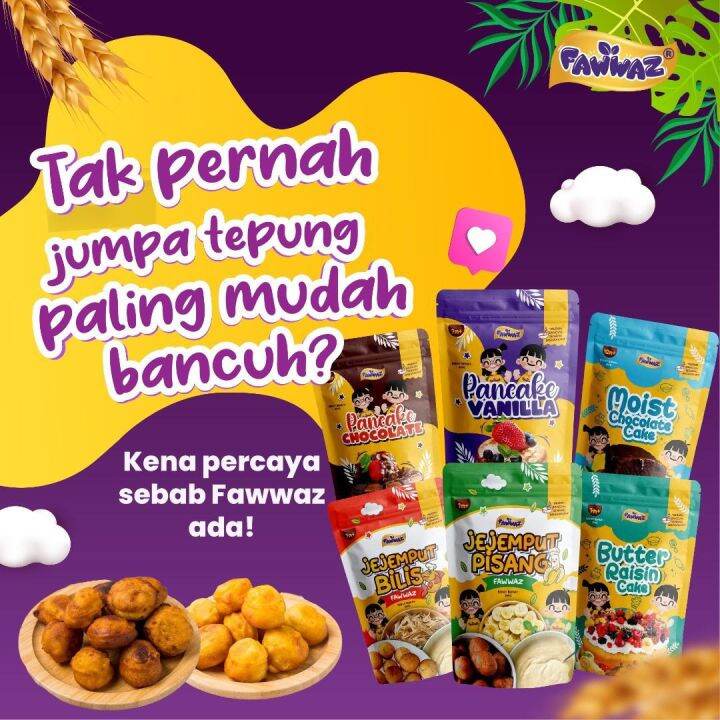 FAWWAZ Tepung Mudah Bancuh Khas Bayi tiada perasa tambahan | Lazada