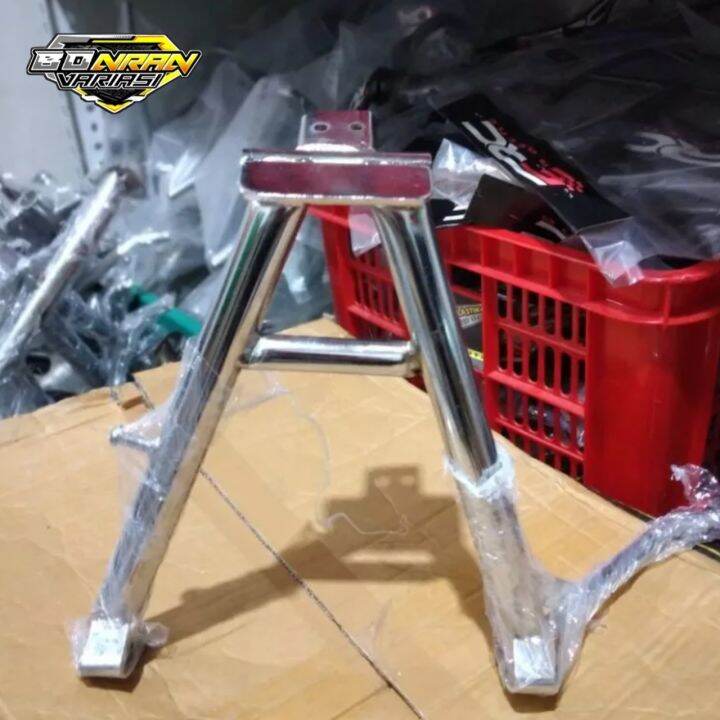 Standar Jagrak Tengah Set Standar Samping Satria Fu Crome | Lazada ...