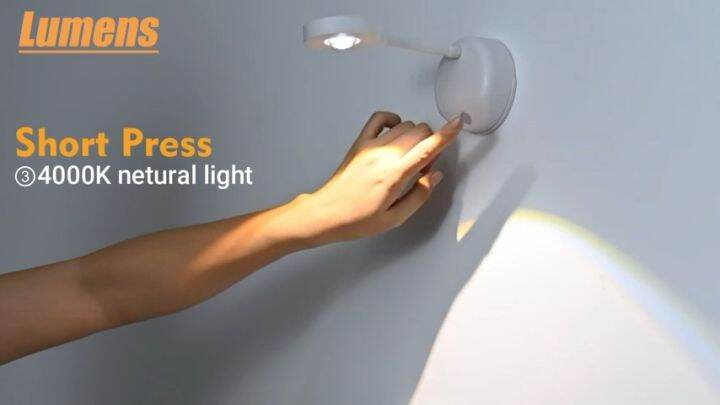 Picture Light Magnetic Wall Sconce Colors Dimmable, Rechargeable ...