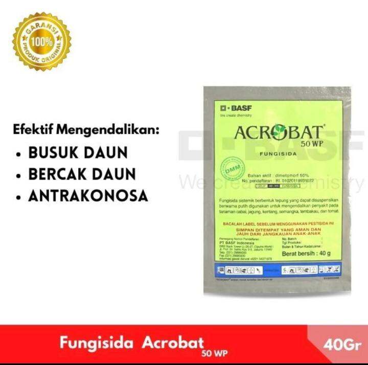 Fungisida Acrobat 50 WP 40gr untuk busuk daun dan bulai jagung | Lazada Indonesia