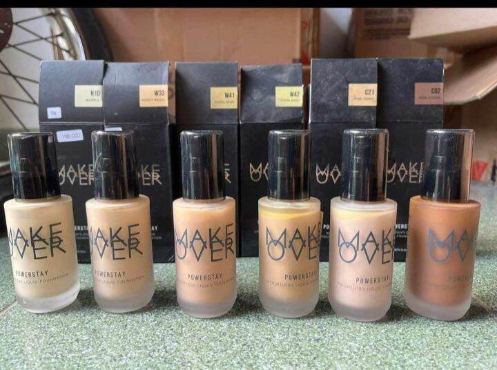 FOUNDATION LIQUIDE MAKE OVER POWERSTAY | Lazada Indonesia