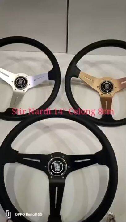 Setir steer Racing Mobil Universal Stir 14inch Nardi Celong Import ...