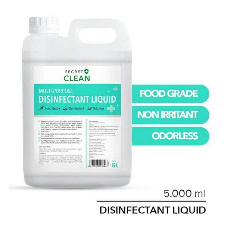 Disinfectant Secret Clean 5 Liter | Lazada Indonesia
