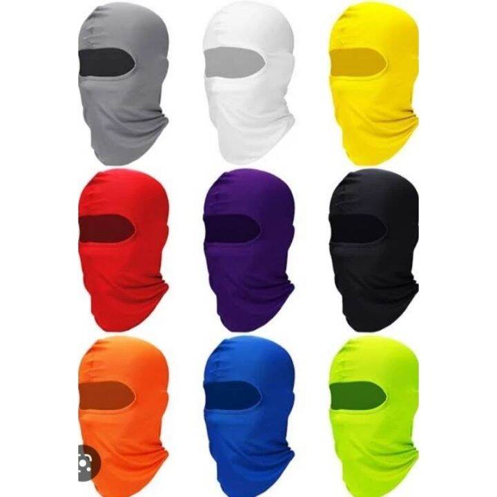 Balaclava Full Face white/black/red/blue/grey | Lazada PH