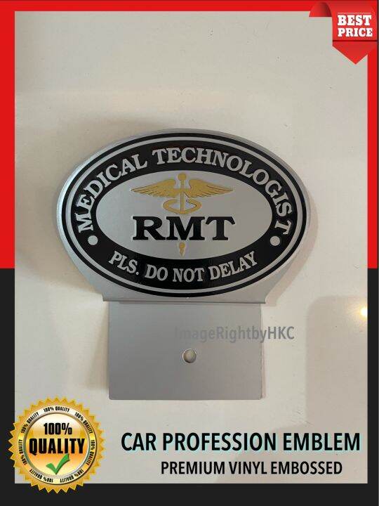 MEDICAL TECHNOLOGIST RMT Car Profession Emblem | Lazada PH