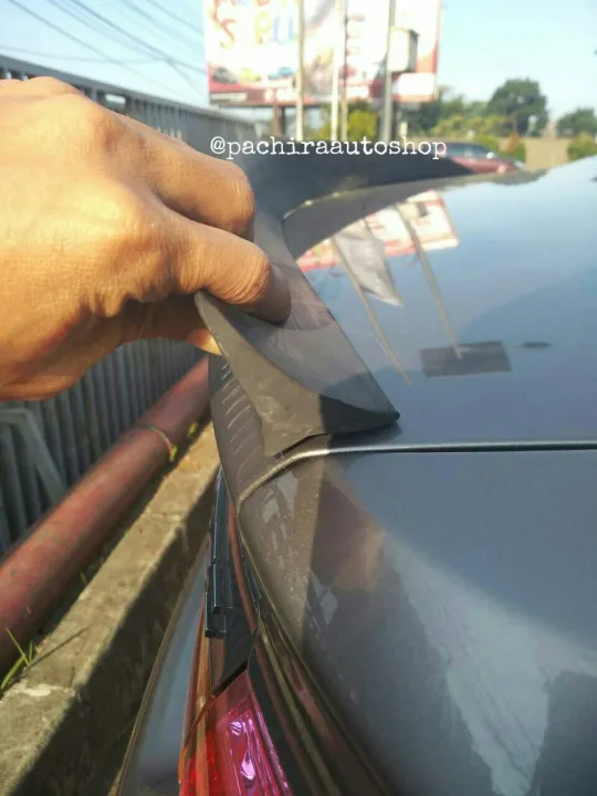 Ducktail / Duck / Spoiler karet universal bahan karet dimensi 3x5 ...