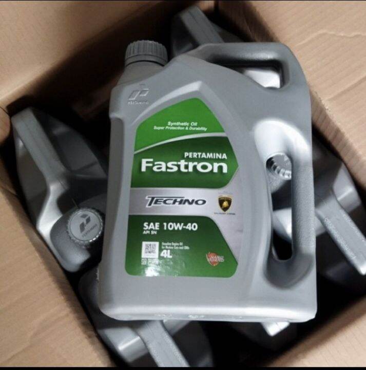 Oli Mesin Pertamina Fastron Techno 10W-40 Galon (4L) | Lazada Indonesia