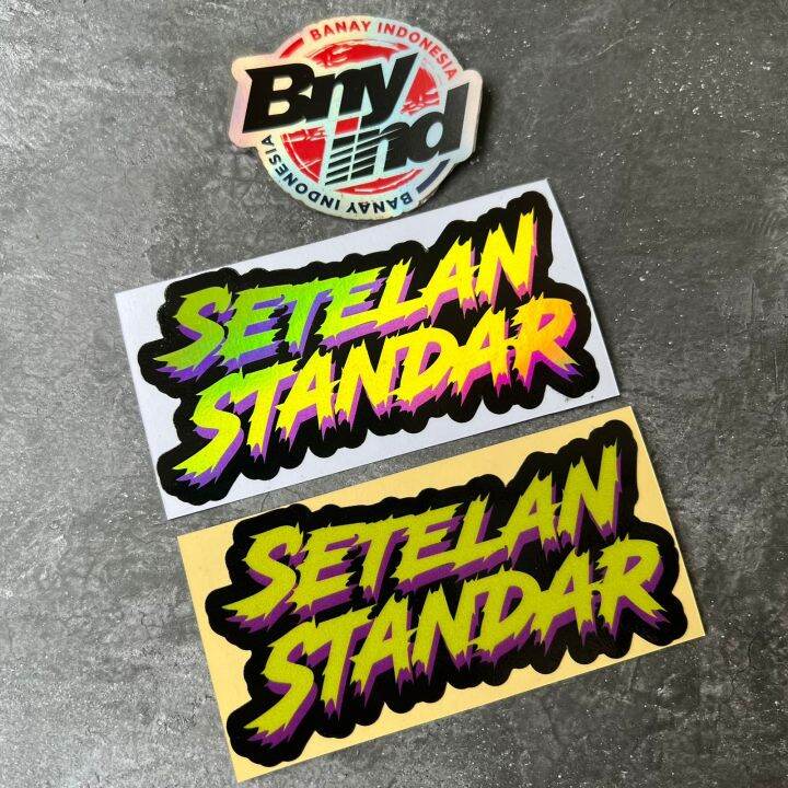 Stiker Sticker SETELAN STANDAR princutt | Lazada Indonesia