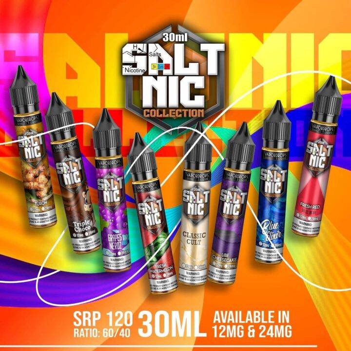 Vapordrops Salt Nic Collection 30mL 12mg 24mg Saltnic | Lazada PH