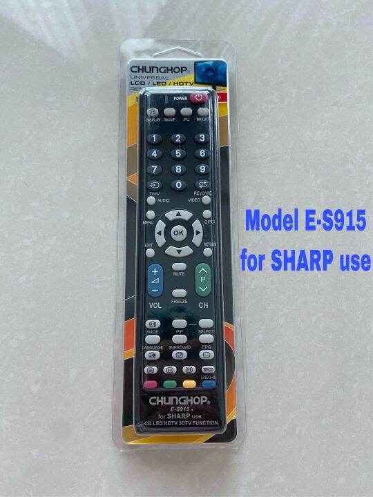 CHUNGHOP Universal Remote Control for SHARP - E-S915 | Lazada