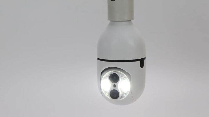Anvko Wifi 5MP E27 Bulb Camera 360 PTZ Night Vision Wireless ...