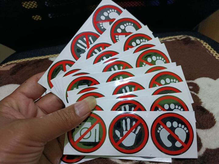 sticker di larang isi 3 | Lazada Indonesia
