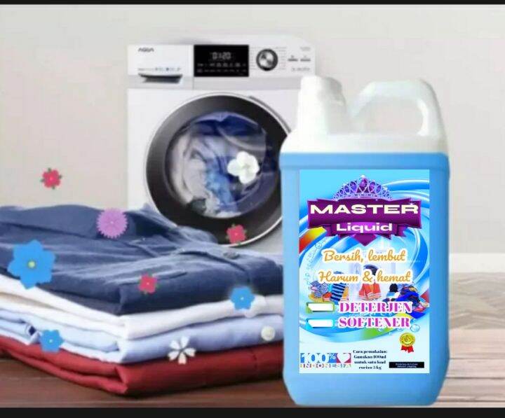 Spesial deterjen cair laundry 5 liter biru | Lazada Indonesia