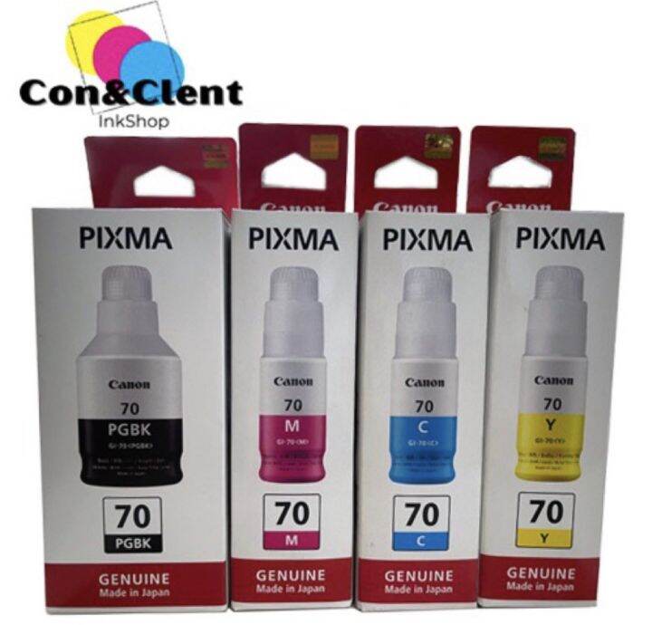Genuine Canon ink 70 black or 70 colored | Lazada PH