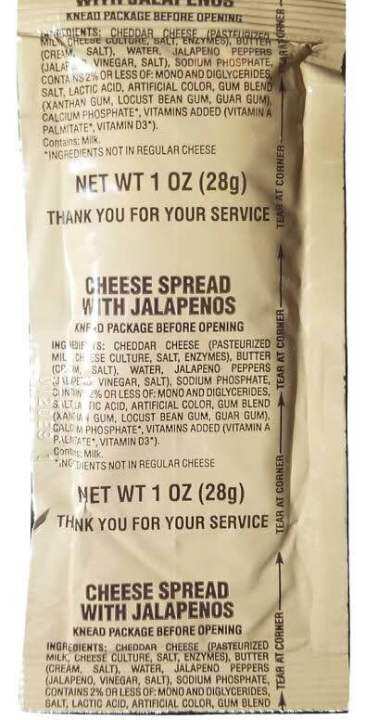MRE Cheese Spreads with Jalapenos (ชีสเผ็ด) | Lazada.co.th