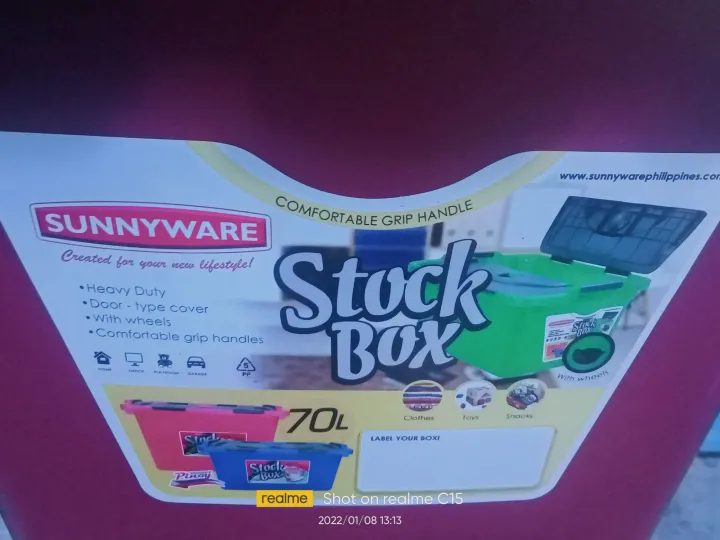 Sunnyware storage box 70 liters capacity All brand new Heavy duty ...