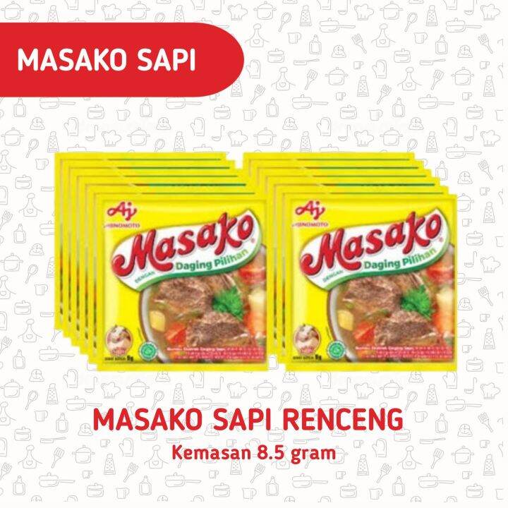 Masako Sapi Renceng isi 6 / Masako kemasan renceng | Lazada Indonesia