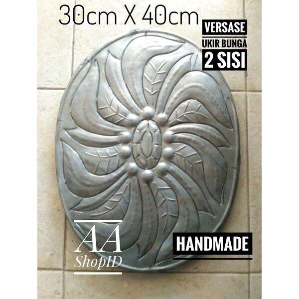 ornamen pagar besi plat ukir HANDMADE Versase bunga 30x40cm | Lazada ...