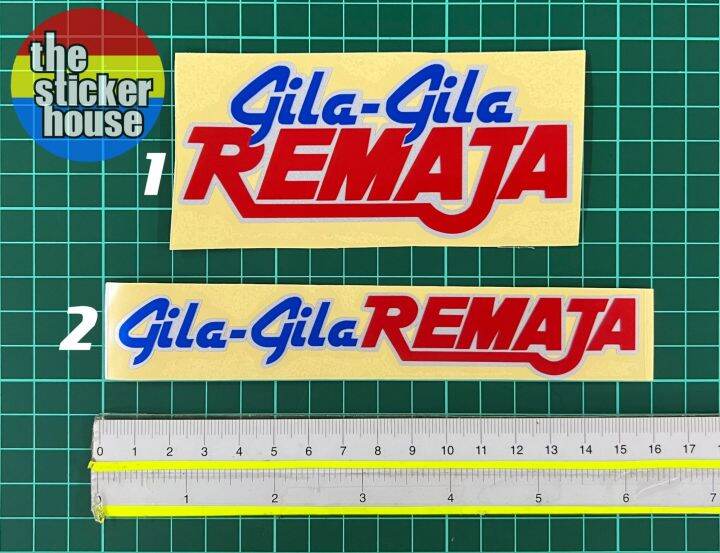 STIKER AYAT PERKATAAN ( GILA-GILA REMAJA / GILA GILA REMAJA ) STICKER ...