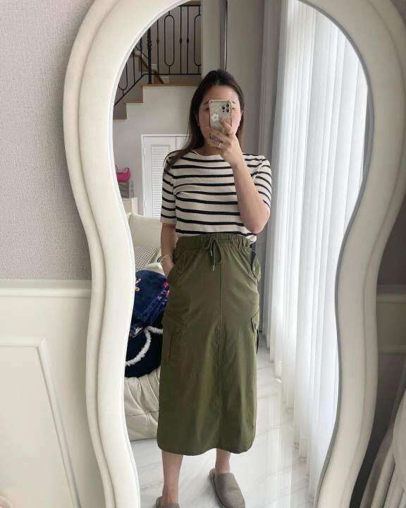 Kanthika-official- กระโปรง คาร์โก้ เอว 24-36" | Lazada.co.th