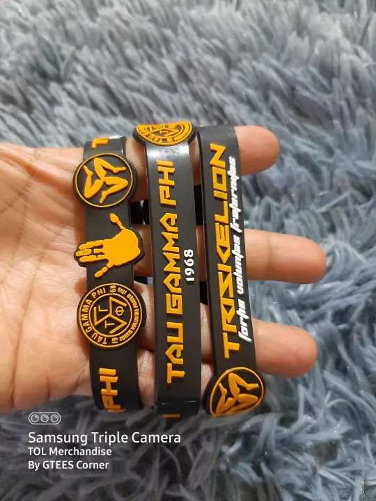 TAU GAMMA PHI TRISKELION BALLER BANDS-Wristbands for Men | Lazada PH
