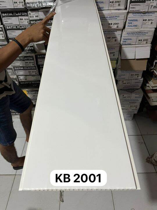 plafon pvc putih polos glossy | Lazada Indonesia