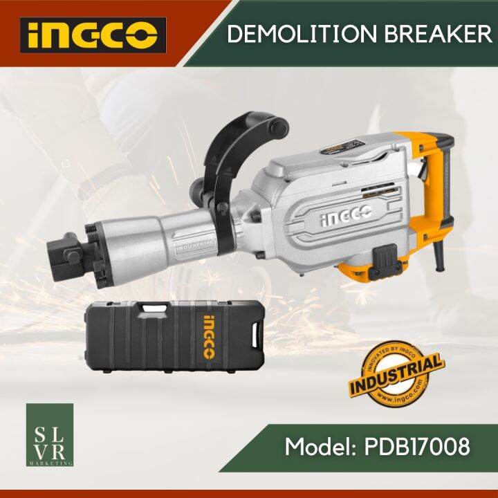SLVR | Ingco Demolition Breaker Chipping Gun 1700W 16kgs PDB17008 ...