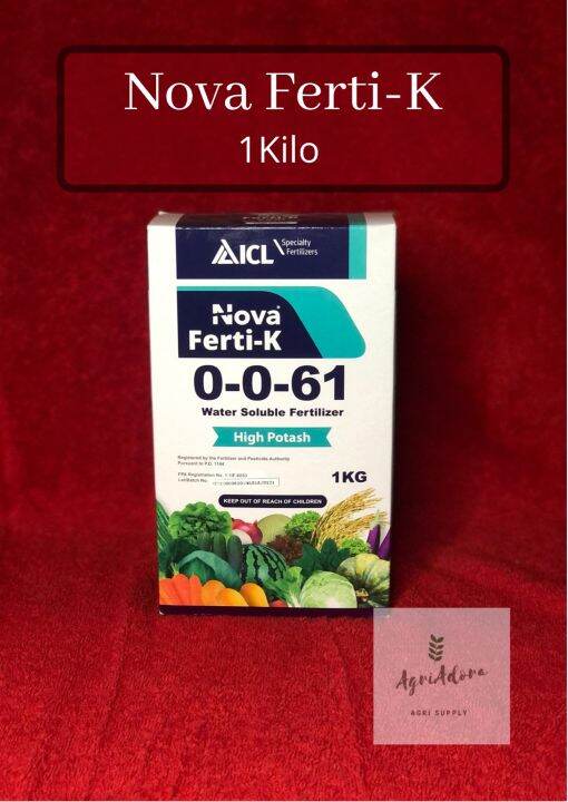Nova Ferti-K 0-0-61 Water Soluble Fertilizer 1 Kilo (AICL) | Lazada PH