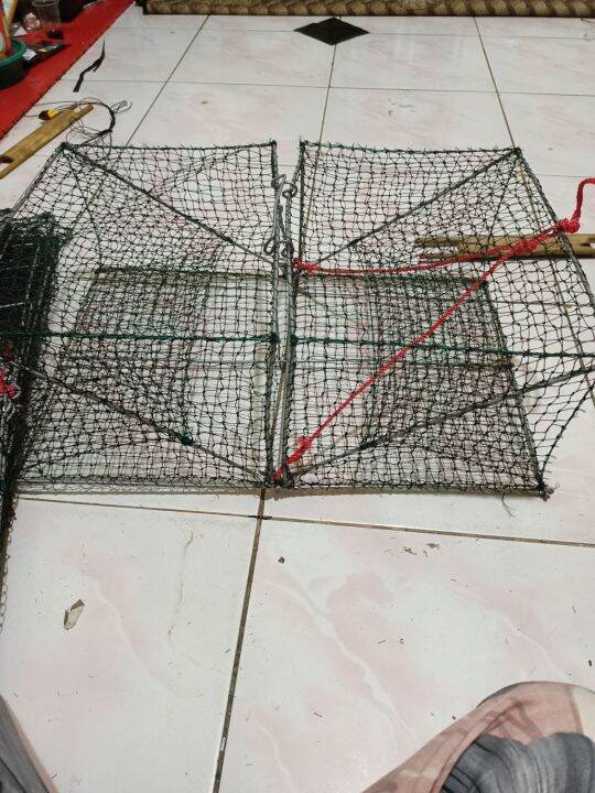 Bubu rajungan jumbo kotak/ perangkap kepiting UK60cm x40cmx 20cm ...