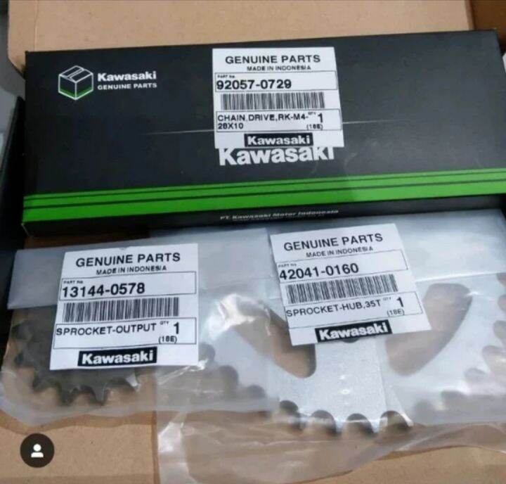 gear set kawasaki W175 Original | Lazada Indonesia