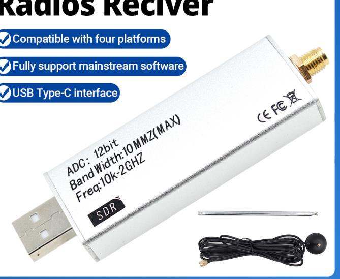 EG【Strong signal】RSP1 MSI SDR 10KHz-2GHz SDR Receiver 12-bit ADC Aviation Band Receiver ...